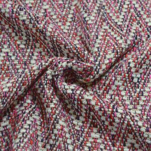 Grof geweven mantelpak stof